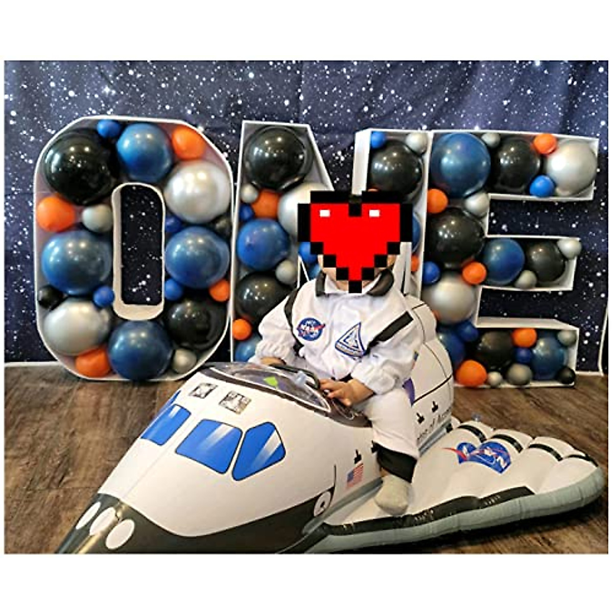 Night Sky Star Backdrops Universe Space Theme Starry Photography Backdrop Galaxy Stars Children Boy 1st Birthday Party Photo Background Newborn Baby Shower Banner Photo Studio Booth 8x6ft Vinyl