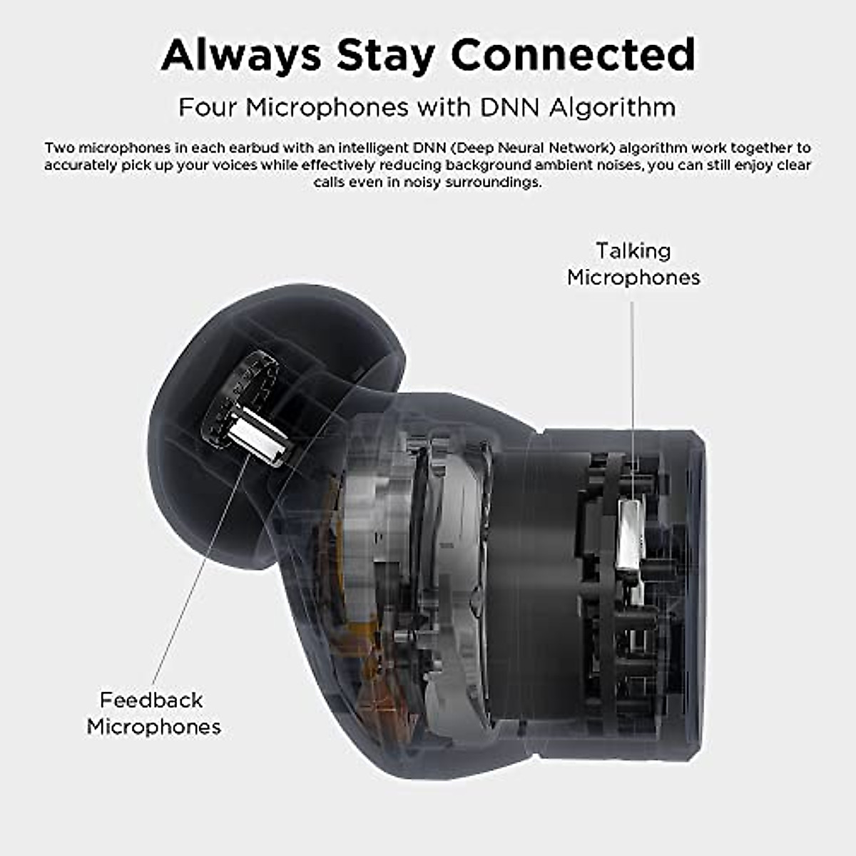 1MORE PistonBuds Pro Hybrid Active Noise Canceling Wireless Earbuds, Bluetooth 5.2 Headphones, 12 Studio-Grade EQs, AAC, 30h Playtime, 4 Mics with DNN, Gaming Mode, IPX5, Black