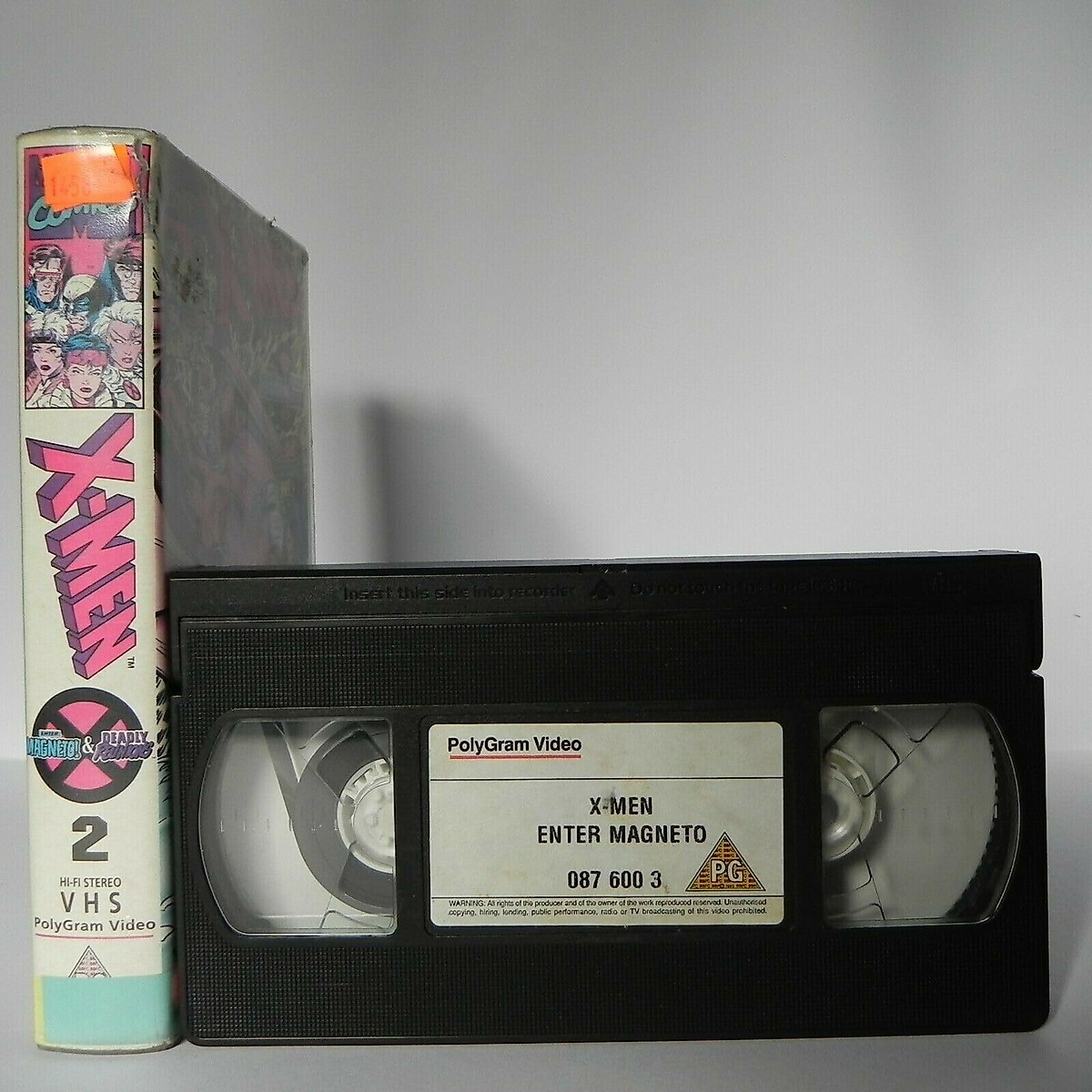 X-Men: Enter Magneto! / Deadly Reunions - Animated Action - Children's - Pal VHS