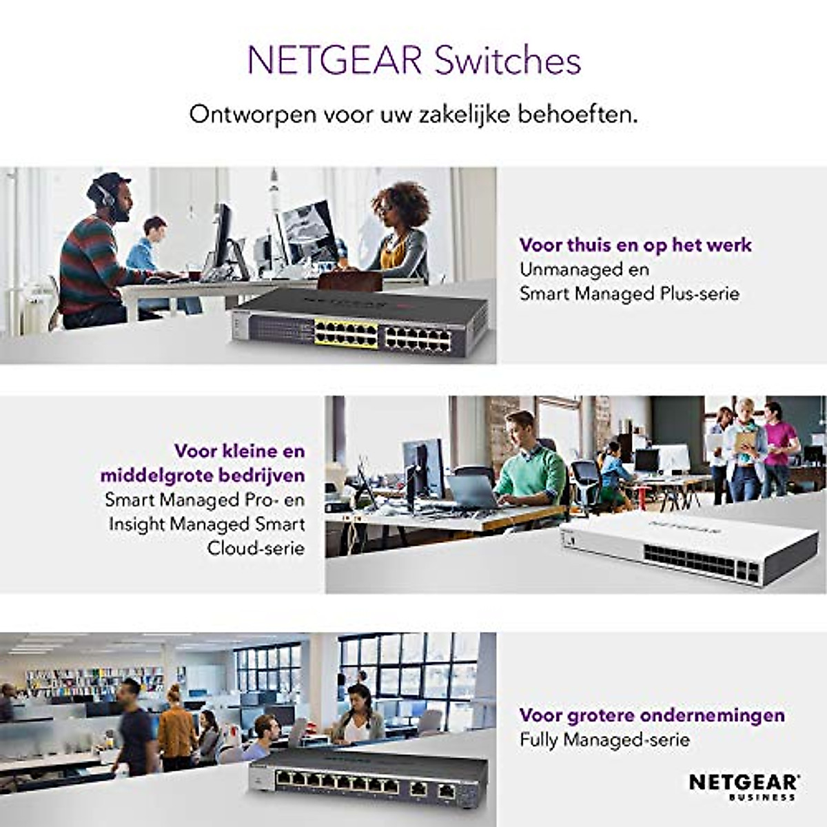 NETGEAR (GS110TPv3) 8-Port Gigabit PoE+ Ethernet Smart Managed Pro Switch with 2 SFP Ports and Cloud Management