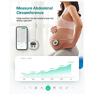 FITINDEX Smart Tape Measure Body, Bluetooth Measuring Tape for Body with App, Accurately Retractable Digital Body Tape Measure for Weight Loss, Fitness, Body Building, inch&cm