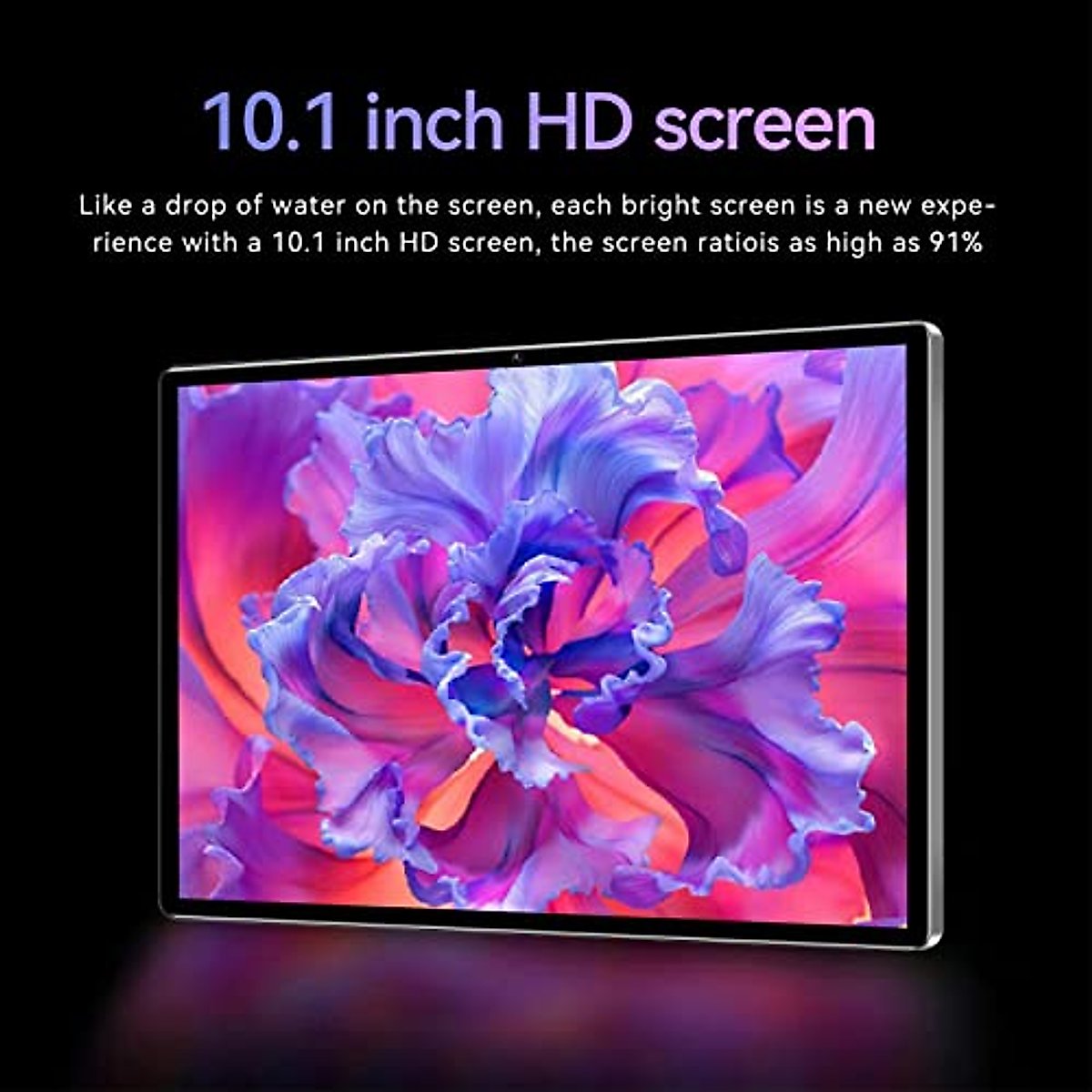 ciciglow Ultra Thin Tablet, 10.1in 1920x1200 IPS Display, 8GB RAM 128GB ROM, 8 Core CPU, 8MP+16MP Camera, Support 512GB Memory Expansion, 7000mAh, Android 11.0 (Gray)