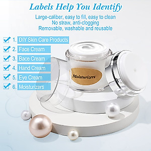 15 Pcs Airless Cosmetic Container Vacuum Cosmetic Bottle Vacuum Cream Jar Travel Cream Container Empty Refillable Cosmetic Air Pump Bottle Airless Pump Jars for Creams (1.7oz/50ml)