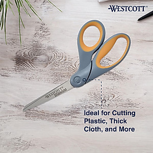 Westcott Titanium Bonded Scissors, 8" Bent