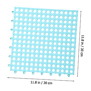 Mipcase 8 Pcs Rabbit Mats Bunny Cages for Rabbits Outdoor Outdoor+mat Outdoor Floor Mat Pet Cage Pads Chinchilla Cage Small Pet Bunny Rabbit Cage Mat Animal Cage Hole Mats Bunny Cage Pads