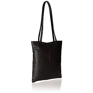 Derek Alexander Ns Shopper Bag with 2 Front Pockets, Black, One Size