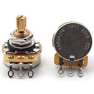 CTS TAOT CUSTOM 525K SHORT Shaft Audio Pots - 500K - Set of 4 (4X) + Caps