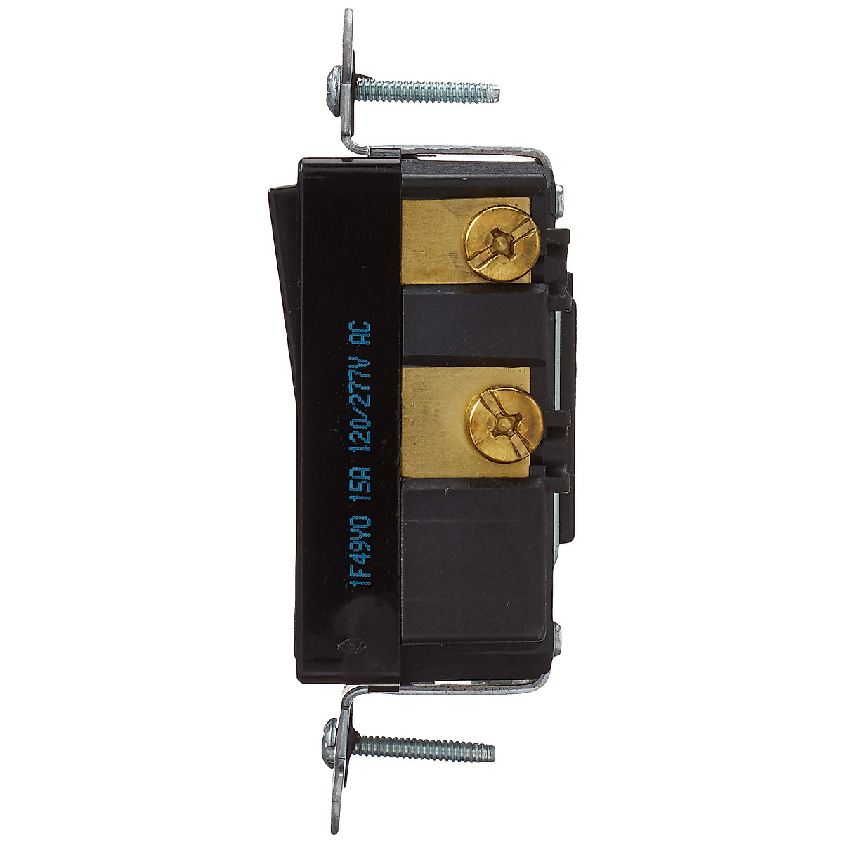 Leviton 5604-2E 15 Amp, 120/277 Volt, Decora Rocker 4-Way AC Quiet Switch, Residential Grade, Grounding, Black