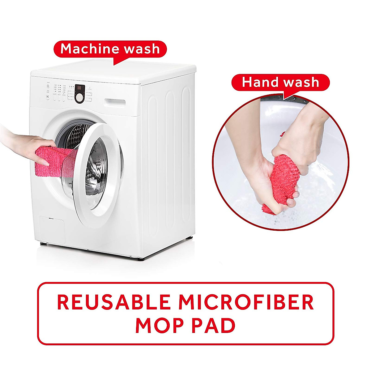 Mops for Floor Cleaning Wet Spray Mop with a Refillable Spray Bottle and 6 Washable Microfiber Pads Home or Commercial Use Dry Wet Flat Mop for Hardwood Laminate Wood Ceramic