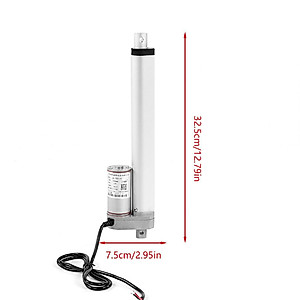 Electric Linear Actuator,DC 12V 750N Force 150-700mm Stroke Waterproof Multifunction Straight Line Actuator Motor Controller for Automotive Medical Devices etc(200mm)