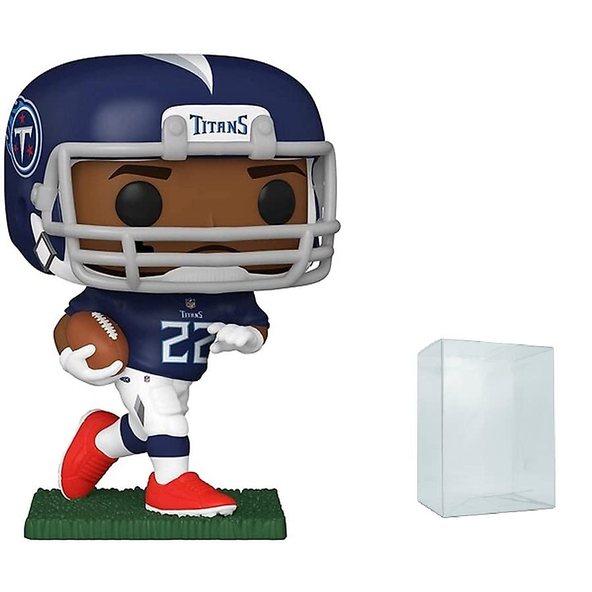 Funko Pop Sports: Titans Derrick Henry #145 Vinyl Figure (with Eco Tek Protector Case)