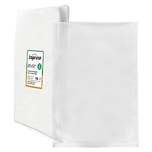 Toprime Vacuum Sealer Bags 50 Count 8" x 12" for Food Storage, 7-layer Physical Coextrusion Bag Designed for Seal a Meal, BPA Free, Heavy Duty, Puncture Resistance, Great for vac storage, Meal Prep or Sous Vide