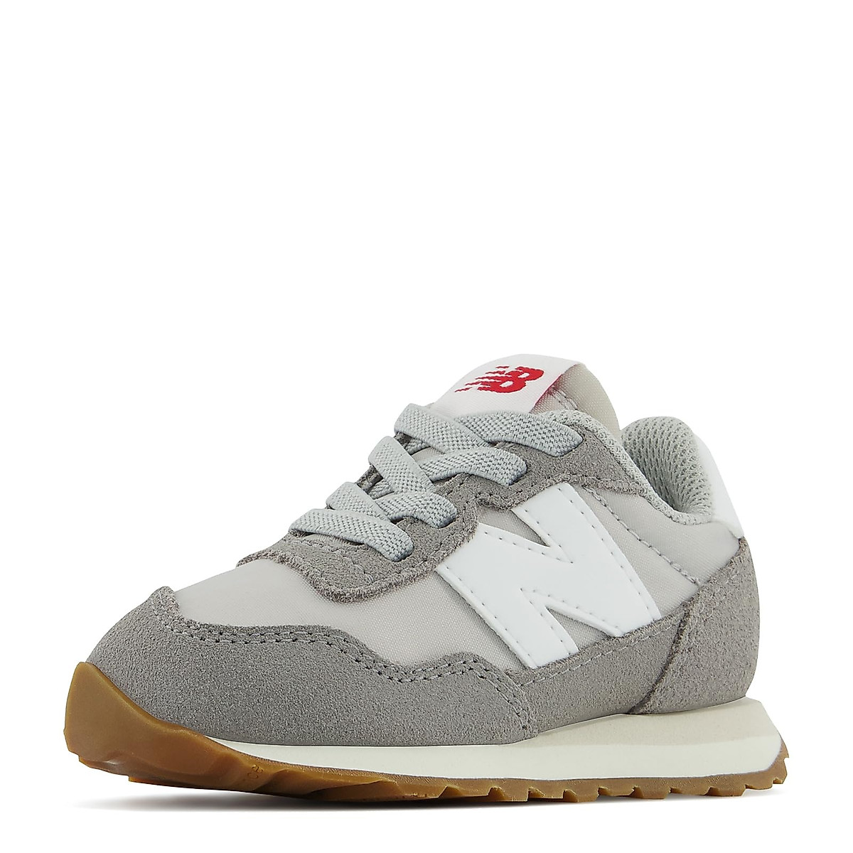 New Balance Kids 237 Bungee Sneaker, MARBLEHEAD/MOONBEAM, 2 M Little Kid (4-8 Years)
