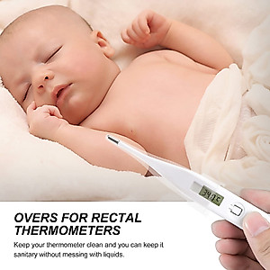 Baluue 100pcs - Meter Disposable Universal Digital Oral Rectal- Covers Refill Sleeve Replacement