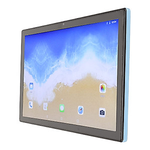 Naroote 10 Inch Tablet, Kids Tablet 4G Calls 2.4G 5G Dual Band WiFi MT6889 8 Core CPU 100‑240V (US Plug)