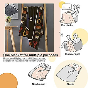 Friends Blanket Show Gifts to Friends Throw Blanket Ultra-Soft Micro Fleece Blanket The Office Blanket Fleece Bed Blankets All Season for Couch