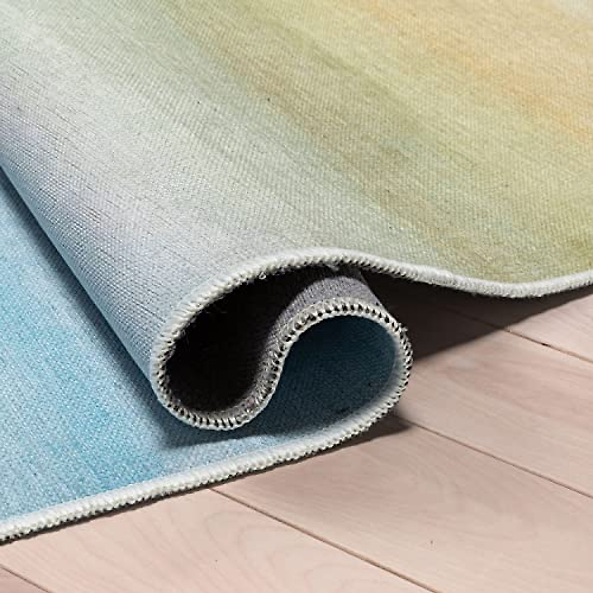 Well Woven Kids Rugs Sunrise 5' x 7' Multi Color Modern Printed Machine Washable Area Rug