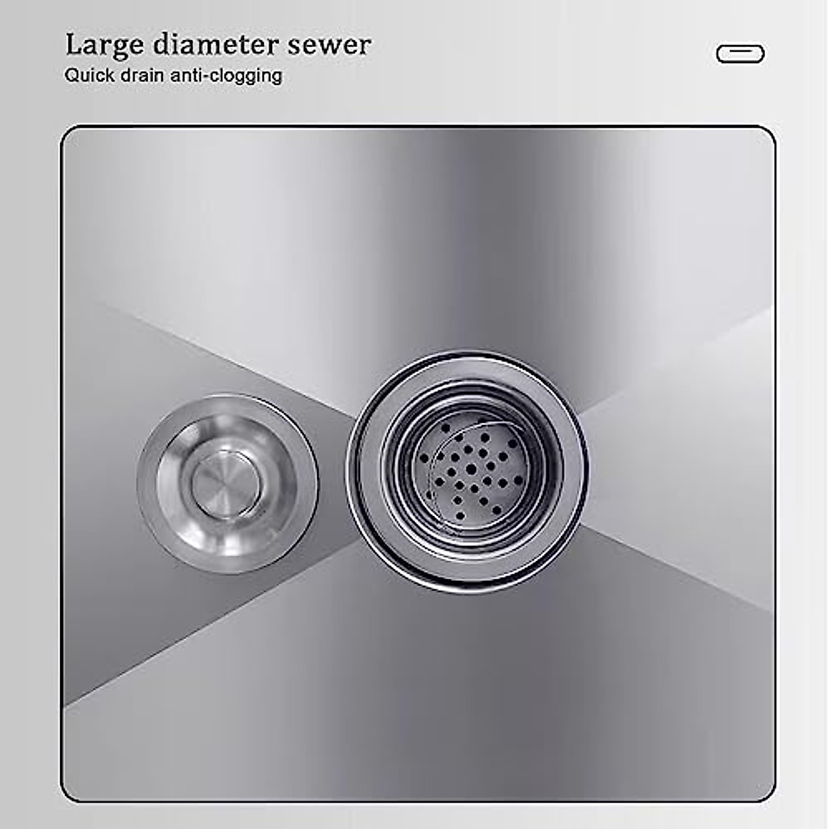 Free Standing Stainless-Steel Single Bowl Single Compartment Kitchen Sink Outdoor Sink Prep & Utility Washing Hand Basin for Restaurant Kitchen and Home(39.4 * 23.6 * 31.5in)