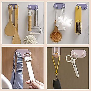 VALINK Adhesive Hooks Heavy Duty Stick On Wall Towel Hooks, Metal Adhesive Hooks Wall Mount Punch Free Decorative Towel Key Holder for Entryway Door Bathroom Kitchen