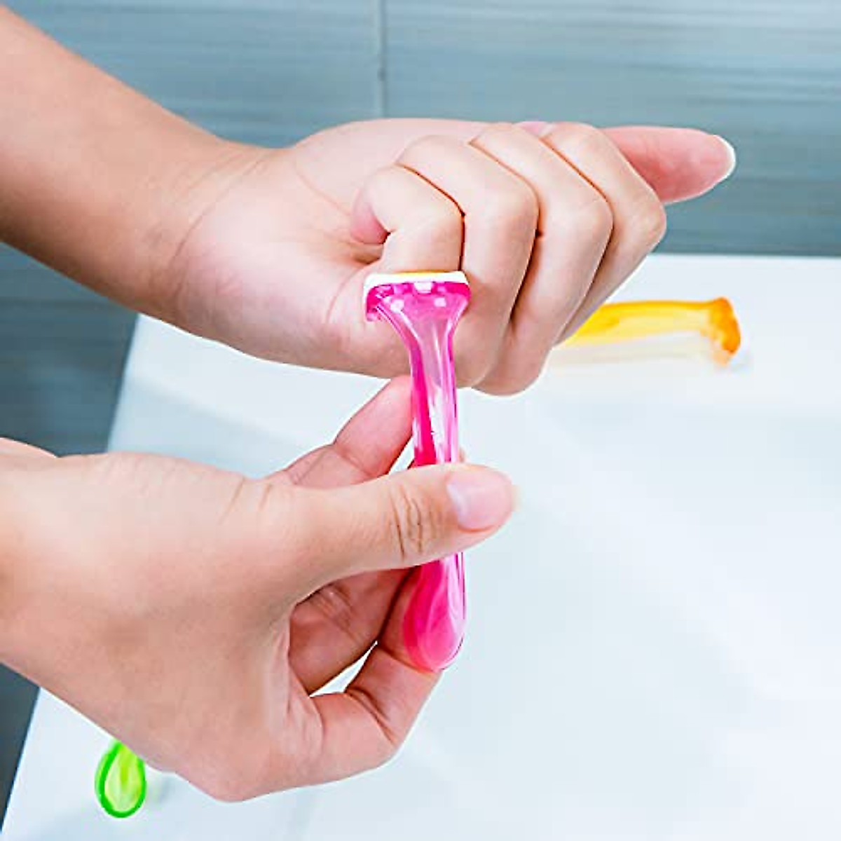 Tinkle Bikini Trimmer | 3 Packs of 3 Razors Each | Moisture Strip Razor for Sensitive Areas | Total 9 Razors