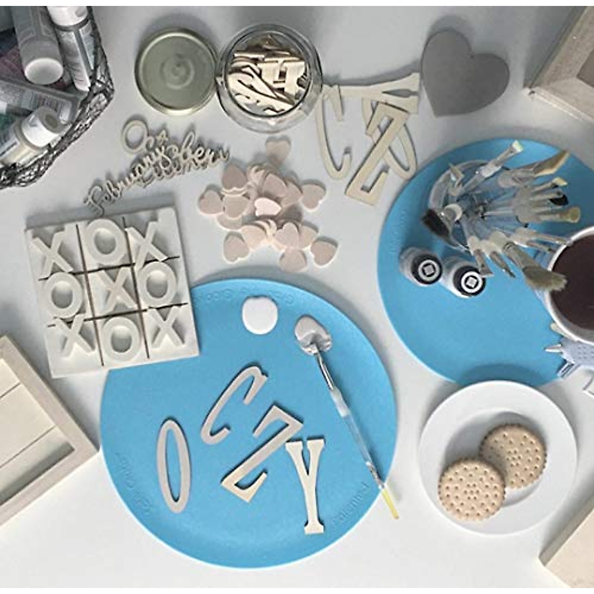 Safe Grabs 2 Color Bundle: Original Multi-Purpose Silicone Microwave Mat | As Seen on Shark Tank, GMA & The View (BPA Free, Heat Resistant, Dishwasher Safe), Blue & Mist