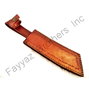 FAYYAZ BROTHERS Custom Hand Made Damascus Steel Hunting Knives/Tanto Knife FBK-15664 (Natural Bone)