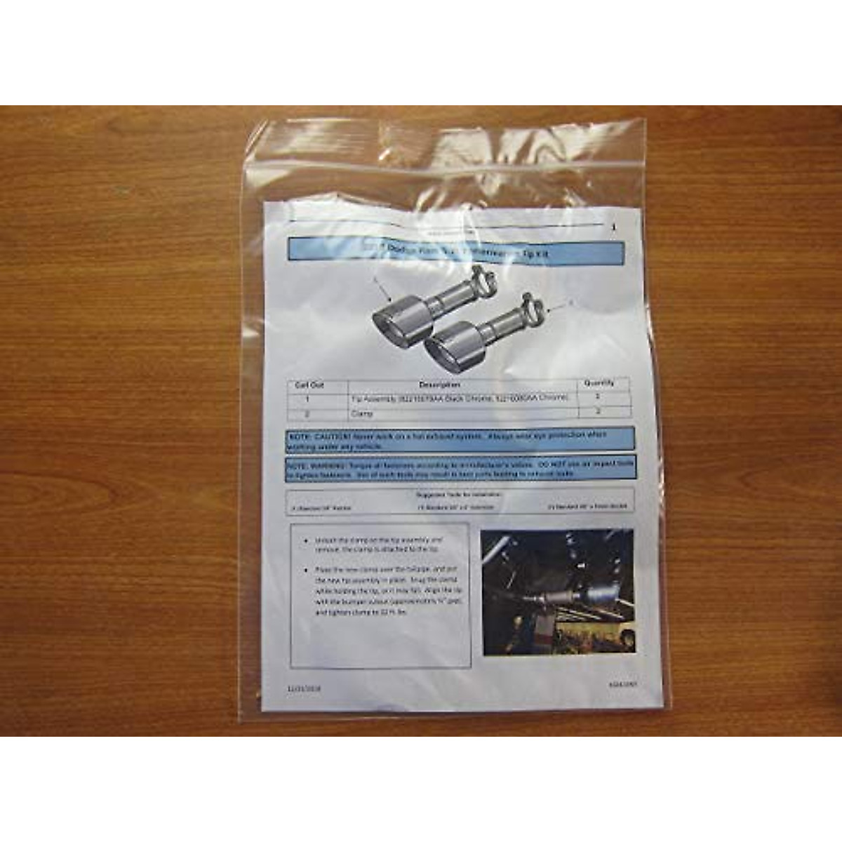 2019-2020 Ram 1500 DT (New Body Style) Black 5-Inch Exhaust Tips New Mopar OEM