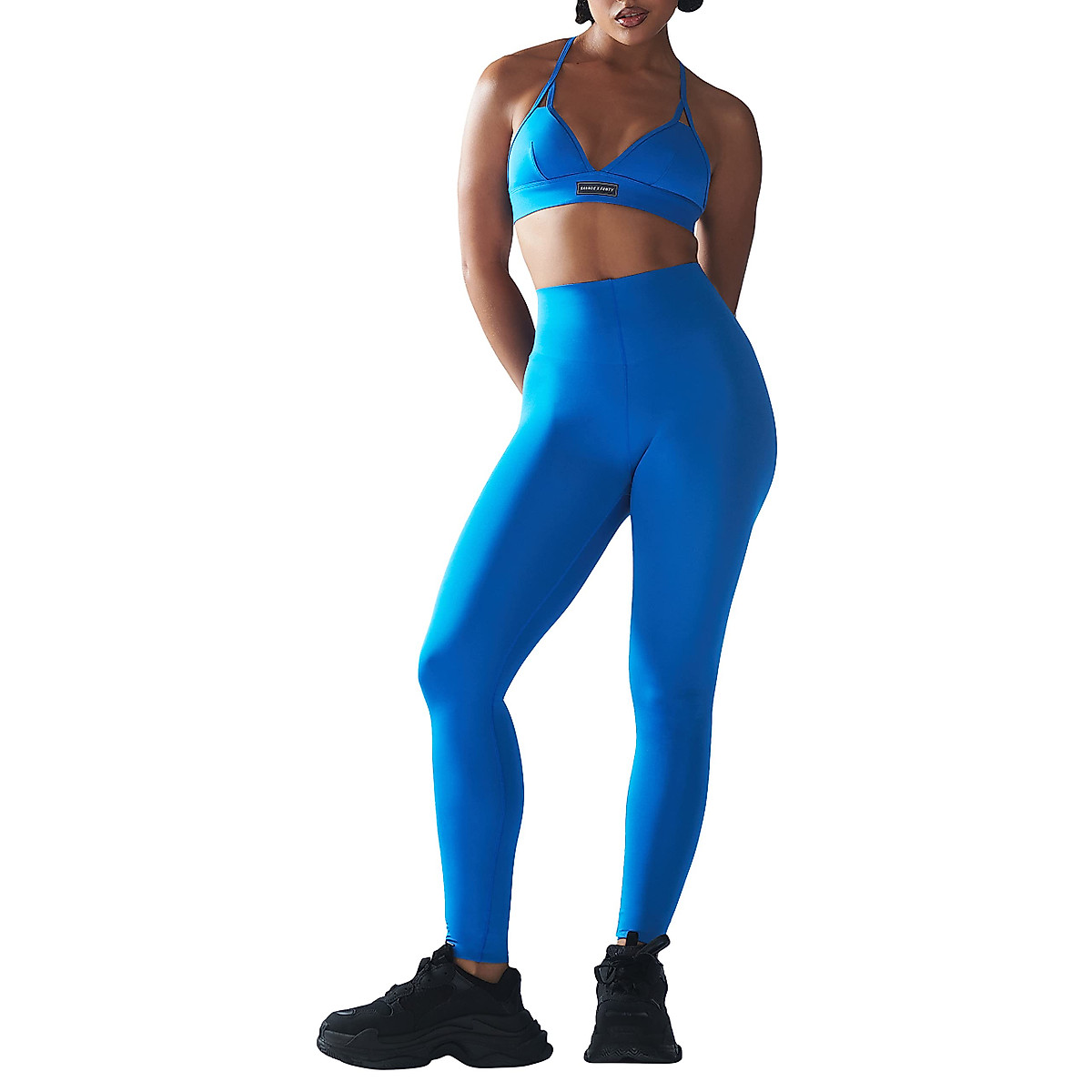 Savage X, Womens, Hotline High-Waist Legging, Basically Blue, 2X