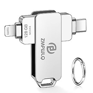 Apple MFi Certified 128GB Memory-Thumb-Drive-iPhone USB-Memory-Drive-for-iPhone Apple-iPhone-Storage-Flash-Drive USB C OTG Pendrive Android Backup Photo Storage External USB Flash Storage Photo Stick
