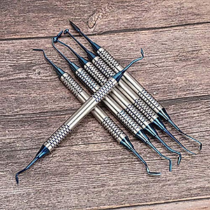 Dental Filling Spatula,6Pcs Professional Dental Composite Resin Filling Spatula Restoration Instrument Tool