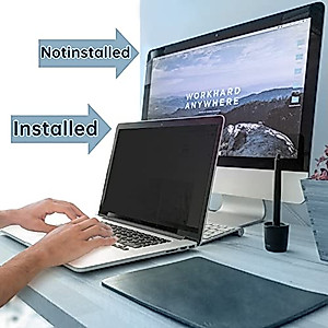 Laptop Privacy Screen 14 Inch, 16:9 Aspect Removable Privacy Screen Filter for 14 Inch Laptop Widescreen, Anti Glare Blue Light Laptop Screen Privacy Shield 14 In Compatible with Chromebook Hp Envy/ Dell/ Asus/ Acer/ Samsung/ Lenovo Yoga by IPROKKO