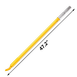 VEVOR Tire Slide Hammer Cast-Steel Bead Breaker Slide Hammer 1.5-Inch Diameter Tire Bead Breaker Slide Hammer 50-Inch Length Tire Breaker Bar Yellow, Heavy Duty Bead Breaker, for Car Truck Trailer
