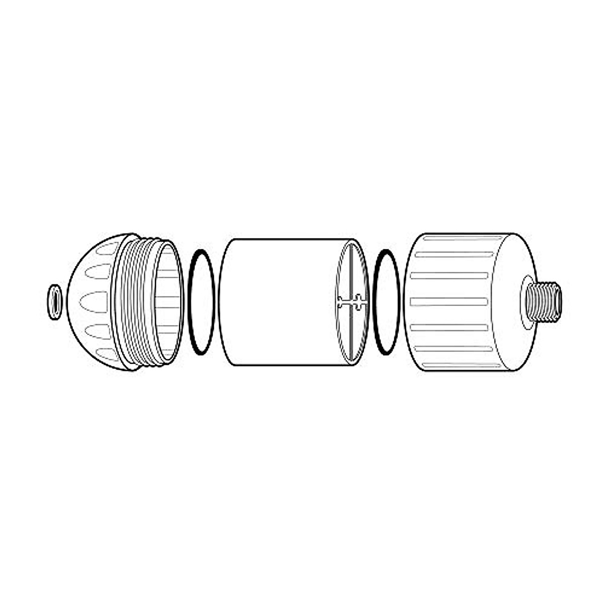 Sprite Showers HO2-ORB High Output 2 Universal Shower Filter, Oil Rubbed Bronze