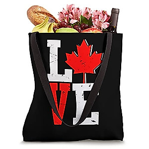 Love Maple Leaf | Canadian Flag | Canada Tote Bag