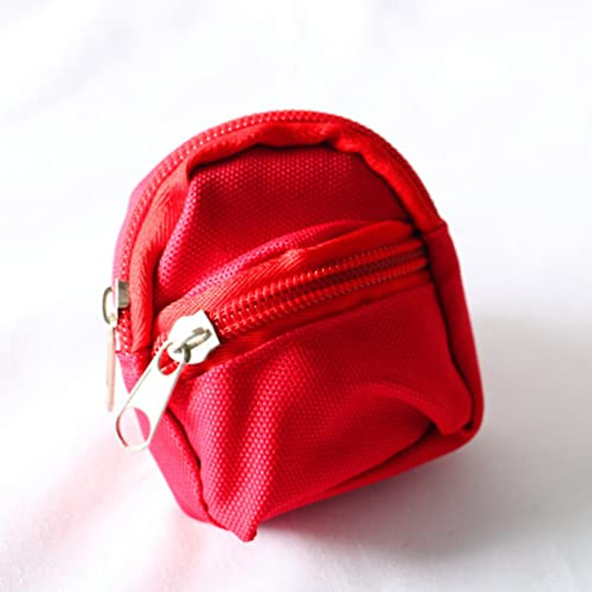 NUOBESTY 3pcs Mini Doll Backpack Mini House Backpack Mini Zipper Backpack School Bags Doll Accessories Miniatures Doll School Bags Toy Photography Props