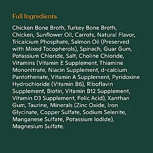 Made by Nacho Wet Cat Food Broth Meal Topper, Cage-Free Shredded Chicken in Bone Broth for Extra Hydration, Limited-Ingredient Sensitive Diet, 24 Pouches 2.5oz