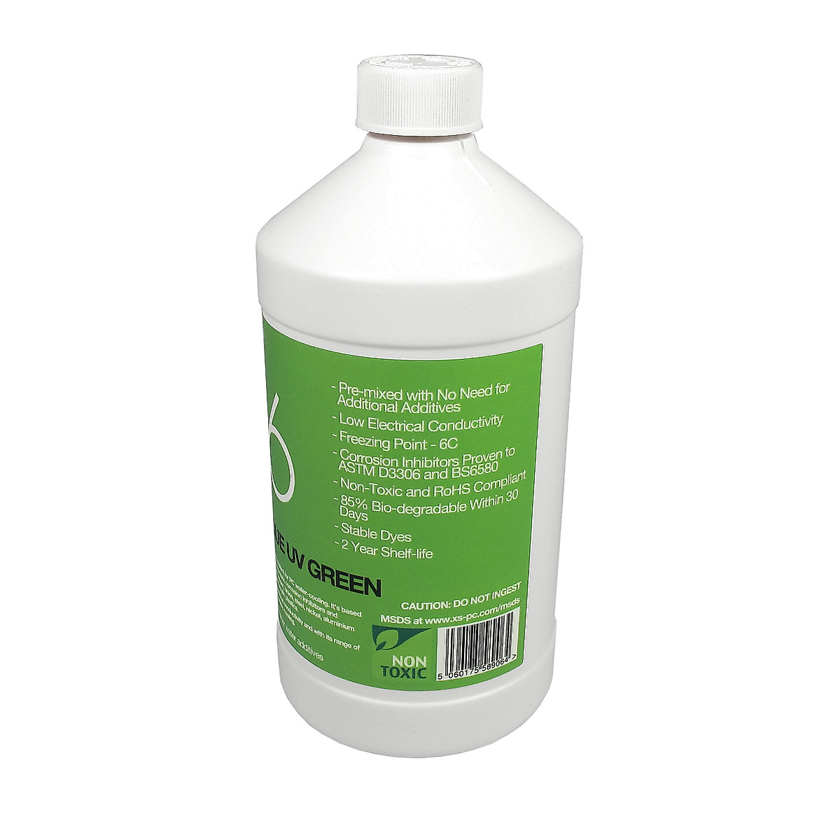 XSPC EC6 High Performance Premix PC Coolant, Opaque, 1000 mL, UV Green