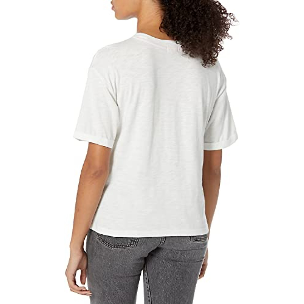 PJ Salvage womens Loungewear Barbie - Hang W/Friends Short Sleeve T-shirt Pajama Top, Ivory, Large US