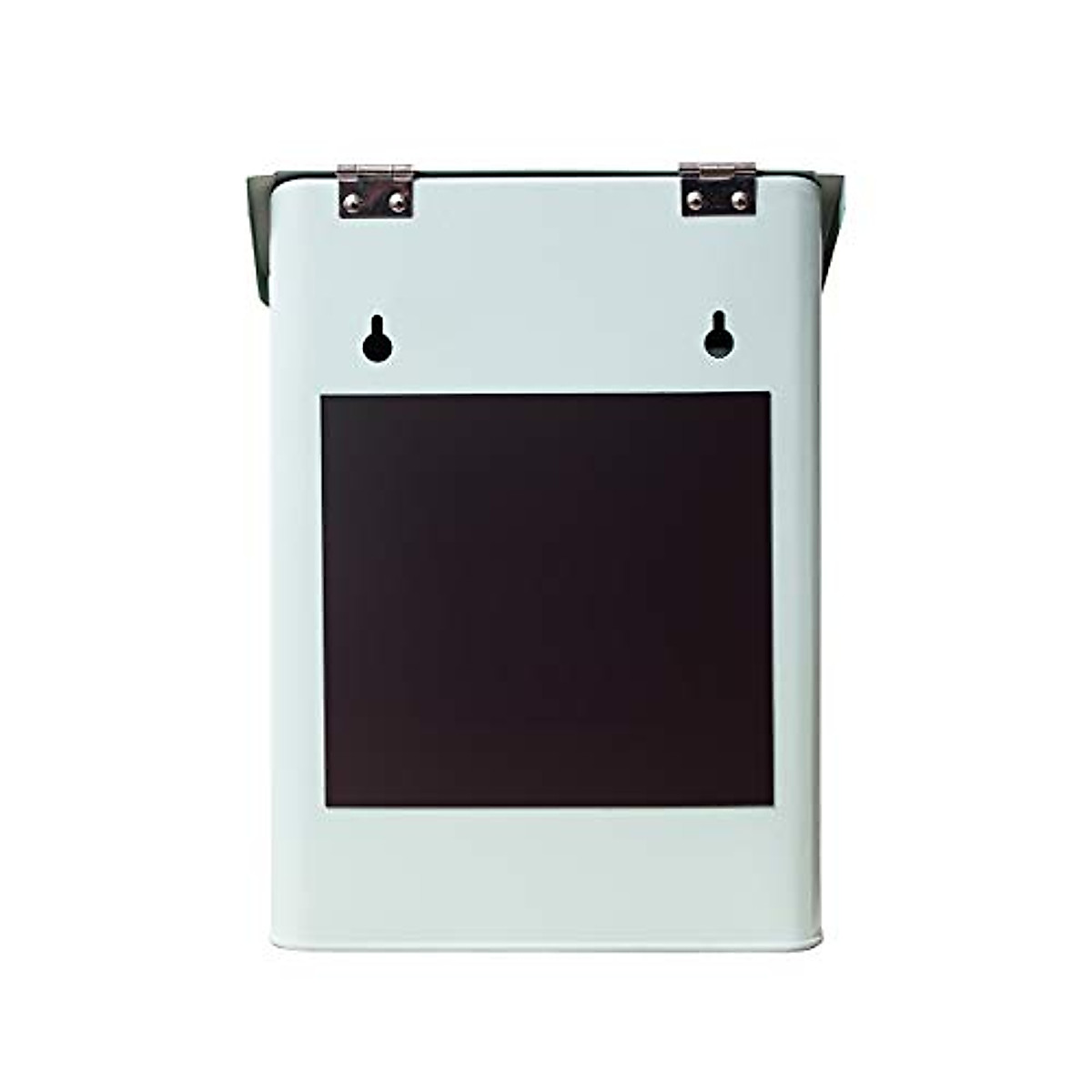 Farmhouse Metal Magnetic Lint Bin with Lid and Wall Mount for Space Saving and Lint Storage On Dryer, Washer and Laundry
