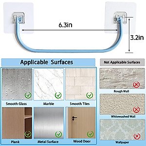 ISYOKE Door Shoe Rack 6Pack,Heavy-Duty Shoe Holder for Door, Door Hanging Shoe Storage Organizer with Sticky Hanging Strips, Perfect for RVs, Bathrooms, and Small Spaces