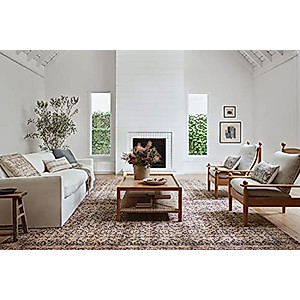 Loloi Amber Lewis x Billie Ink/Salmon 5'-0" x 7'-6" Area Rug