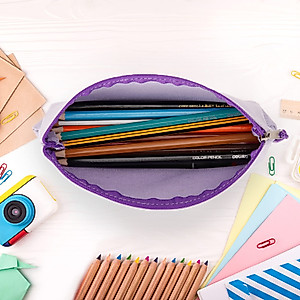 Fassave 12 Pack DIY Craft Cotton Canvas Bag, Multi-Purpose Cosmetic Bag Makeup Pouches with Zipper Travel Toiletry Bag Pen Pencil Bag (Multicolor, M), D003