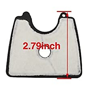 Milttor 2 Packs 545112101 Air Filter 581798001 Kit Fit Husqvarna 125B 125BX 125BVX Leaf Blower