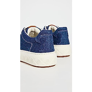 Tory Burch Women's Ladybug Sneakers, Azul/Azul/Azul, Blue, 6.5 Medium US