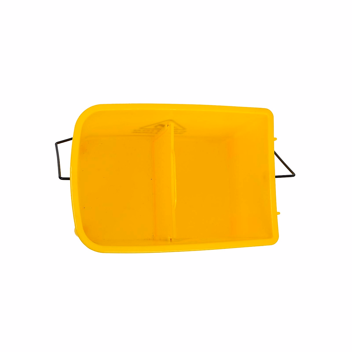 5.28 Gallon Mop Bucket with Wringer, Side Press Combo Commercial Home Cleaning Cart with 4 Wheels Yellow Color for Restaurant Home Cleaning