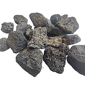 home decoration Natural Crystal Rough 1pc/50g/100g Natural Aquarium Fish Tank Filter Media Volcanic Rock Biological Ball Bio Filter Clear Water Decoration Honeycomb Filter Stone Full of texture ( Colo