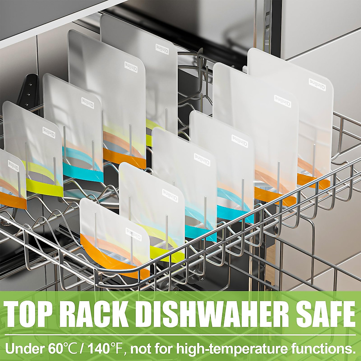 Qinline Reusable Food Storage Bags - 10 Pack Freezer Bags, BPA Free Reusable Bags Silicone, Extra Thick Leakproof Reusable Lunch Bag for Salad Fruit Snack Travel - 2 Gallon 4 Sandwich 4 Snack Bags