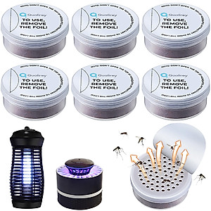 Qualirey 6 Pcs Mosquito Attractant for Bug Zapper, Each Last 60 Day Pest Lure Mosquito Trap Fly Biting Insect Bait Refill High Catch Rate Compatible with DynaTrap and All Insect Trap Indoor Outdoor