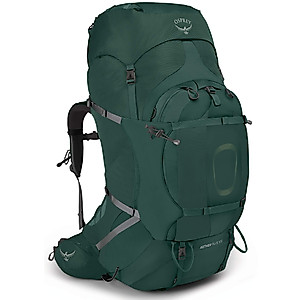 Osprey Aether Plus 100L Men's Backpacking Backpack, Axo Green, Small/Medium