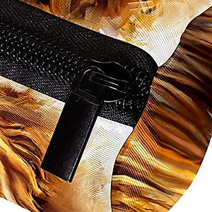 King Lion Aslan Pencil Bag Pen Case Stationary Case Pencil Pouch Desk Organizer Makeup Cosmetic Bag for School Office